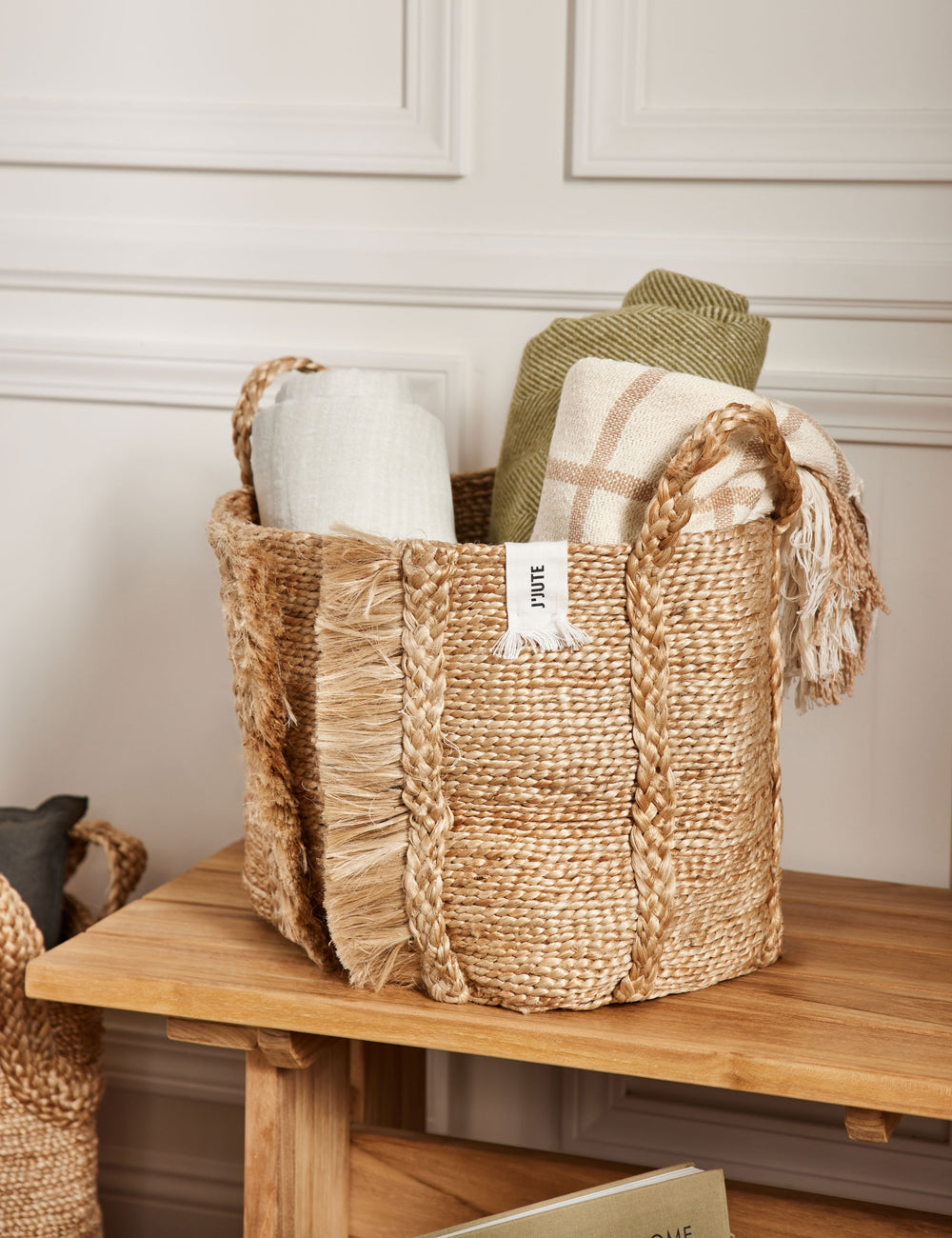 Bazar Woven Jute Basket by J'Jute
