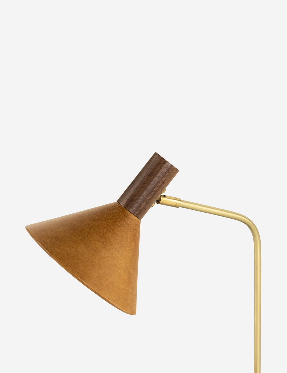 Doherty Leather, Wood + Metal Desk Lamp