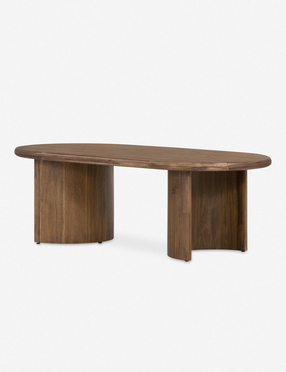 Gilda Oval Acacia Coffee Table