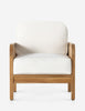 Anson Indoor / Outdoor Rounded Wood Accent Chair