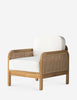 Anson Indoor / Outdoor Rounded Wood Accent Chair