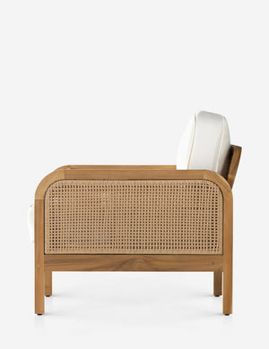 Anson Indoor / Outdoor Rounded Wood Accent Chair