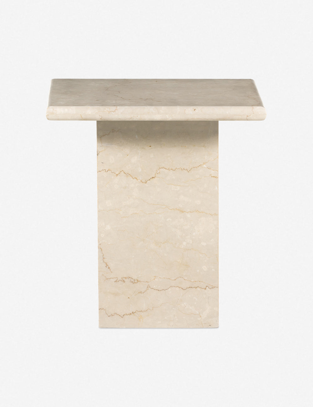 Leonel Solid Marble Side Table