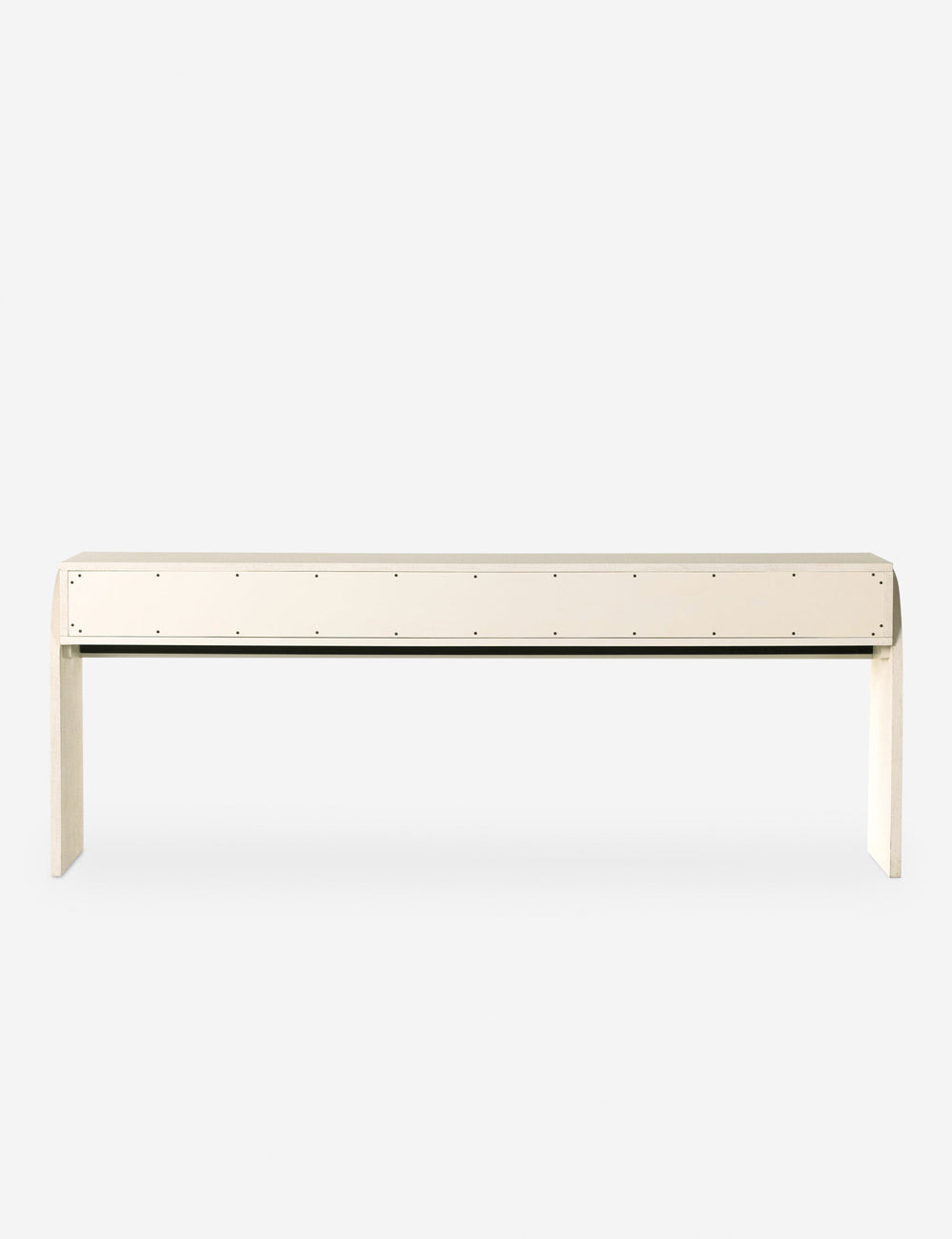Padilla Arched Linen Covered Console Table