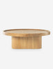 McNamara Sculptural Round Wood Coffee Table