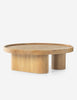 McNamara Sculptural Round Wood Coffee Table