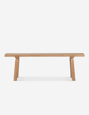 Leif Rustic Wooden Bench