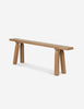 Leif Rustic Wooden Bench