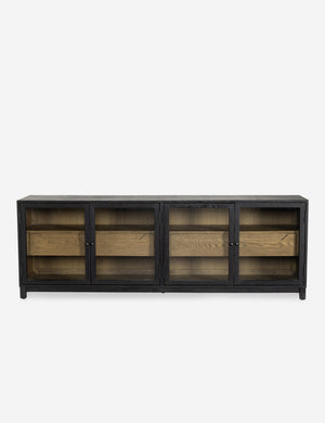 Colby Glass-Front Media Console