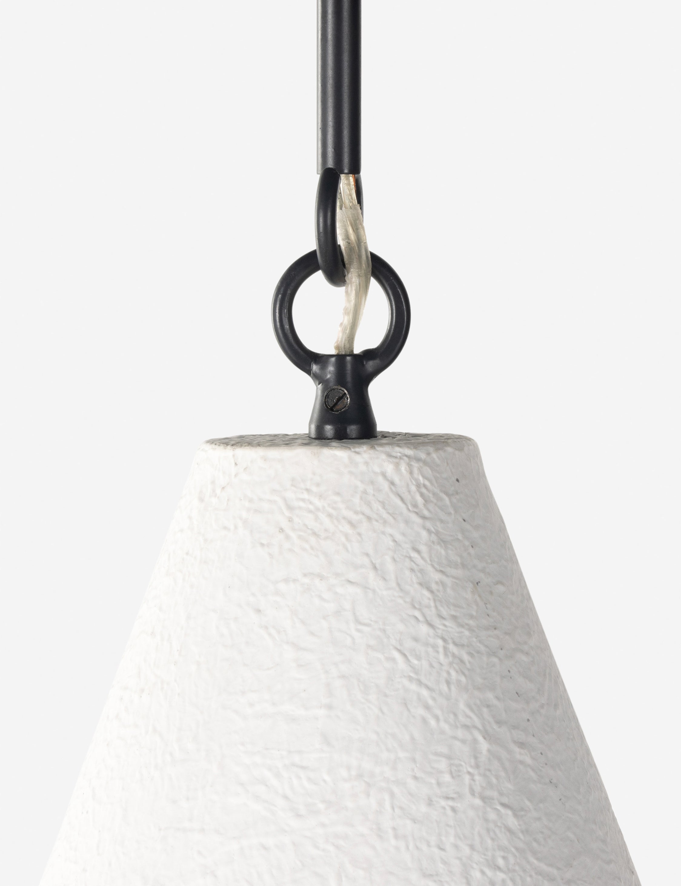 Ashwin Textured Plaster Pendant Light