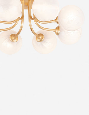 Keller Gold Semi-Flush Mount Ceiling Light