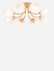 Keller Gold Semi-Flush Mount Ceiling Light