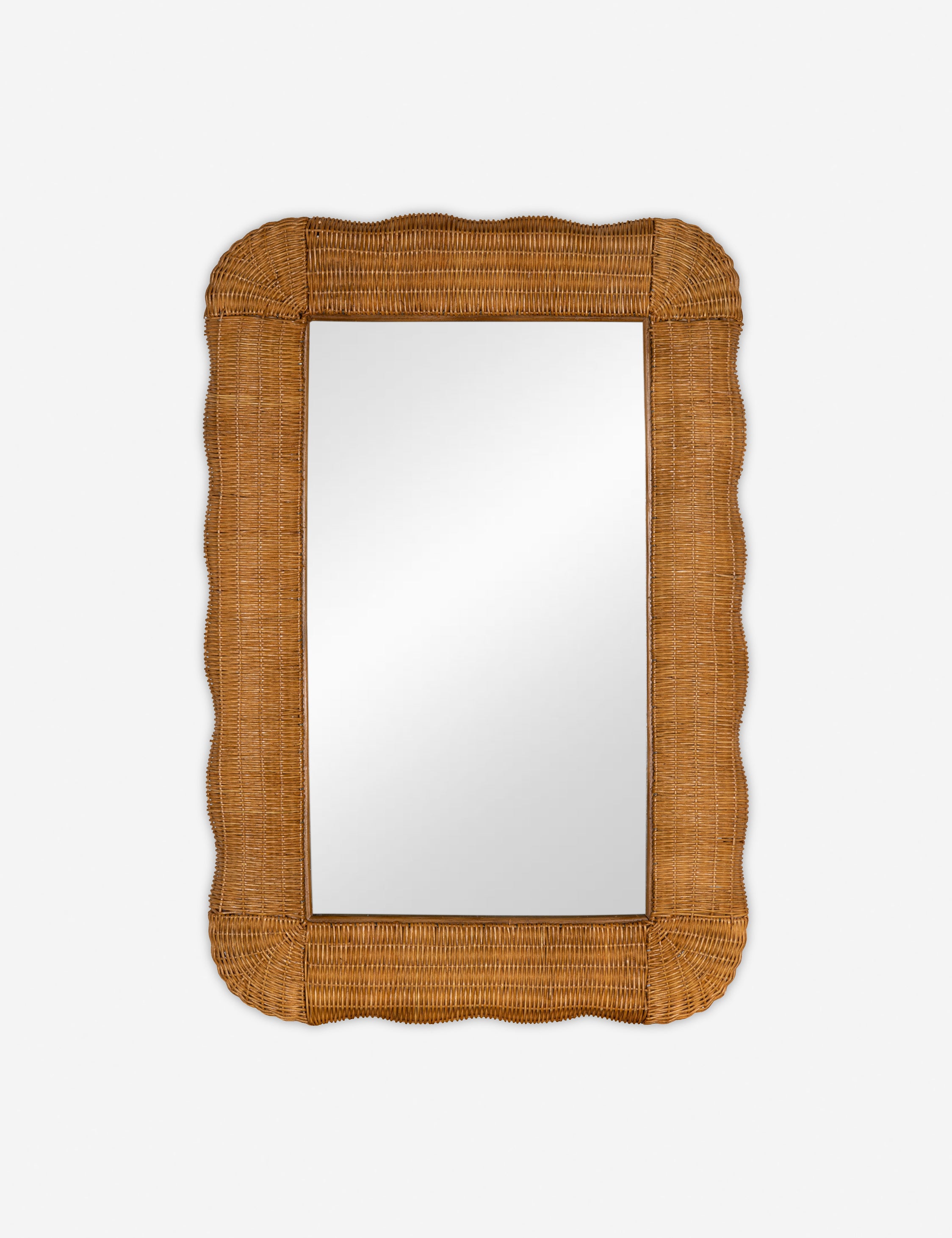 Yarely Woven Rattan Wall Mirror