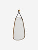 Arteriors Norissa Brass + Leather Mirror
