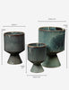 Oriahn Decorative Ceramic Pots (Set of 3)