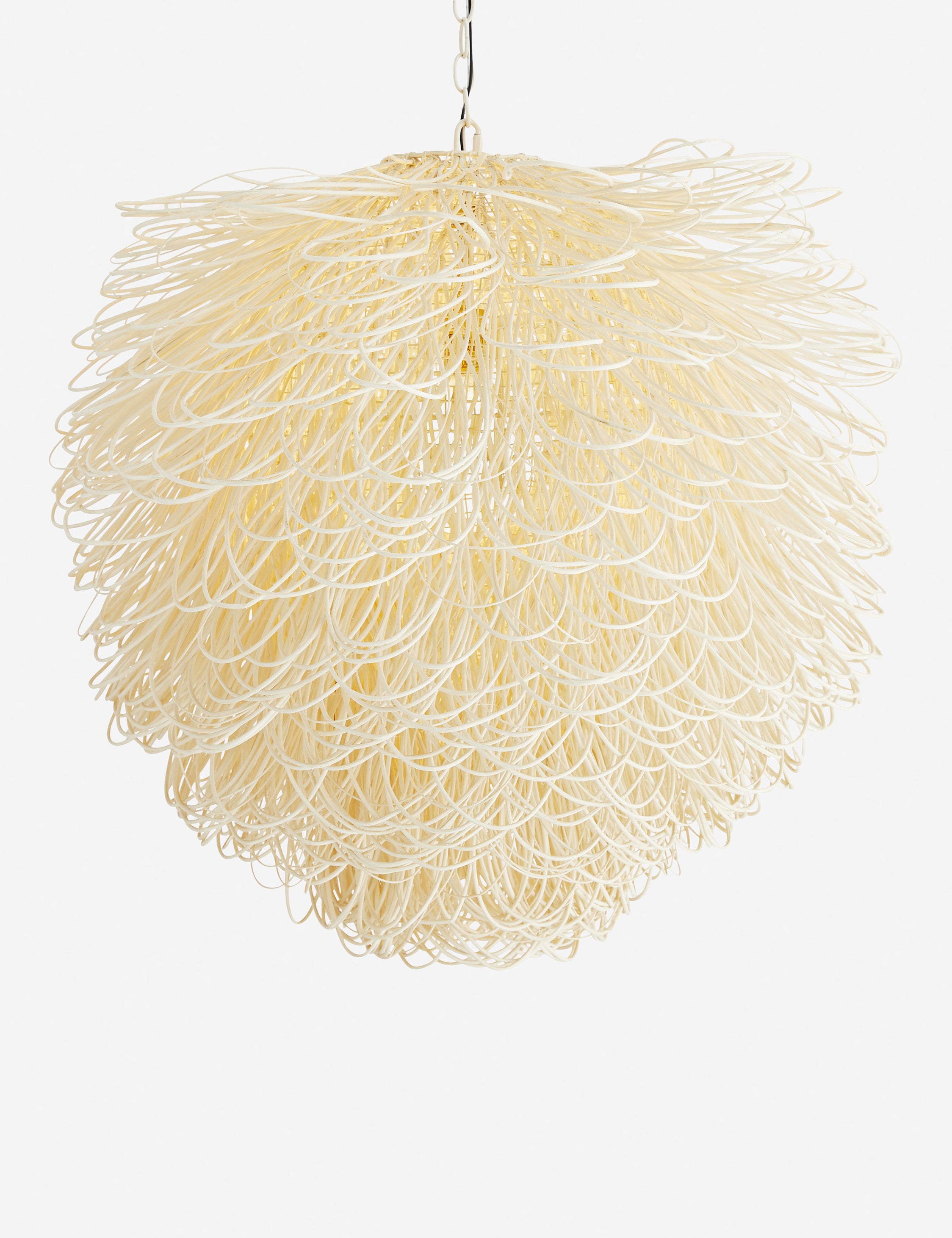 Finley Modern Rattan Chandelier by Arteriors