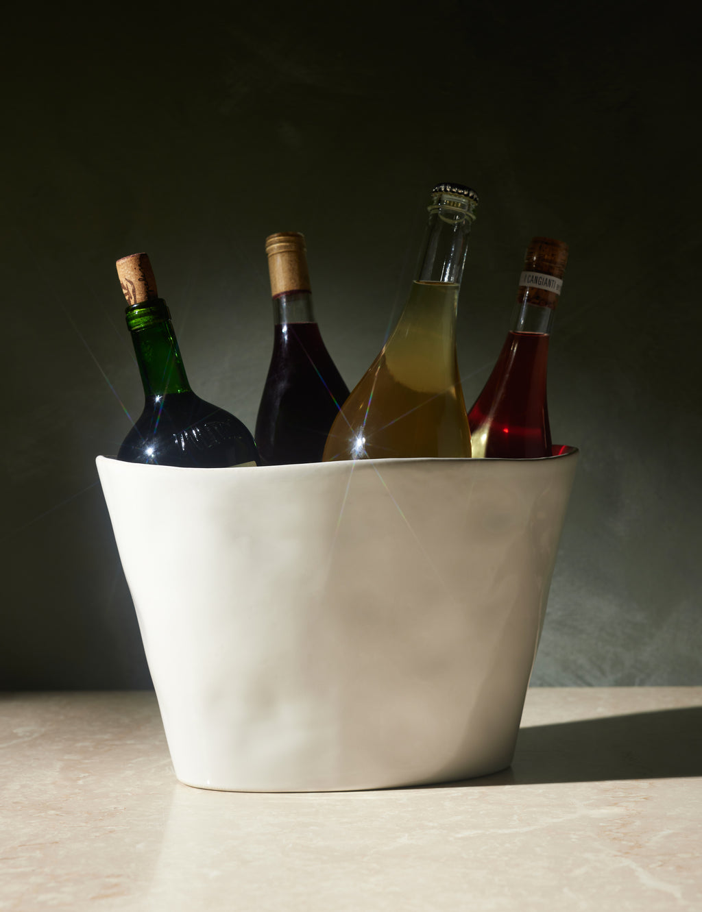 Costa Nova Aparte Stoneware Party Beverage Bucket