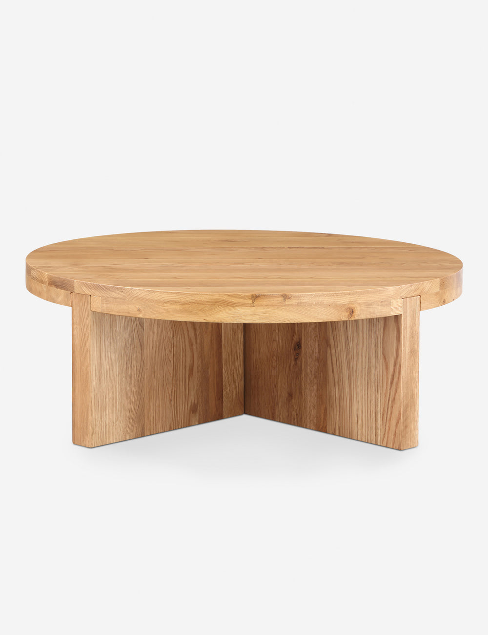Alford Round + Solid Oak Coffee Table
