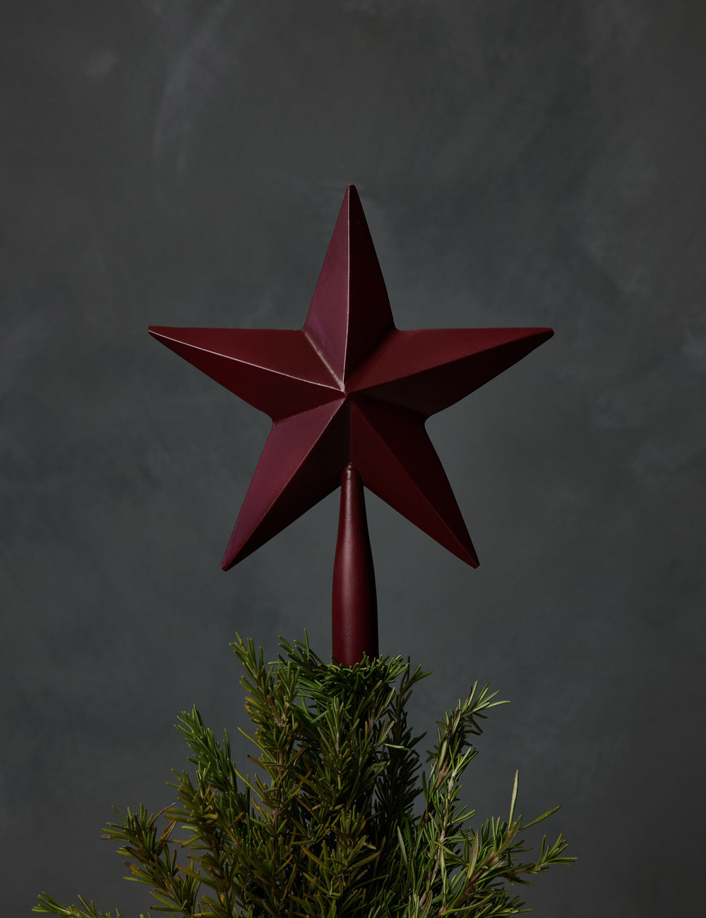 Hand-Painted Wood Tree Topper