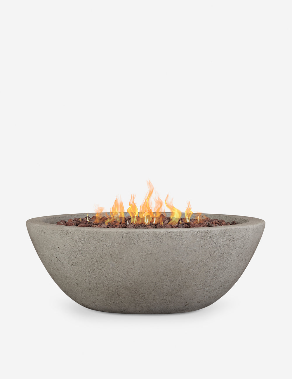 Fernanda Concrete Push-Button Fire Bowl