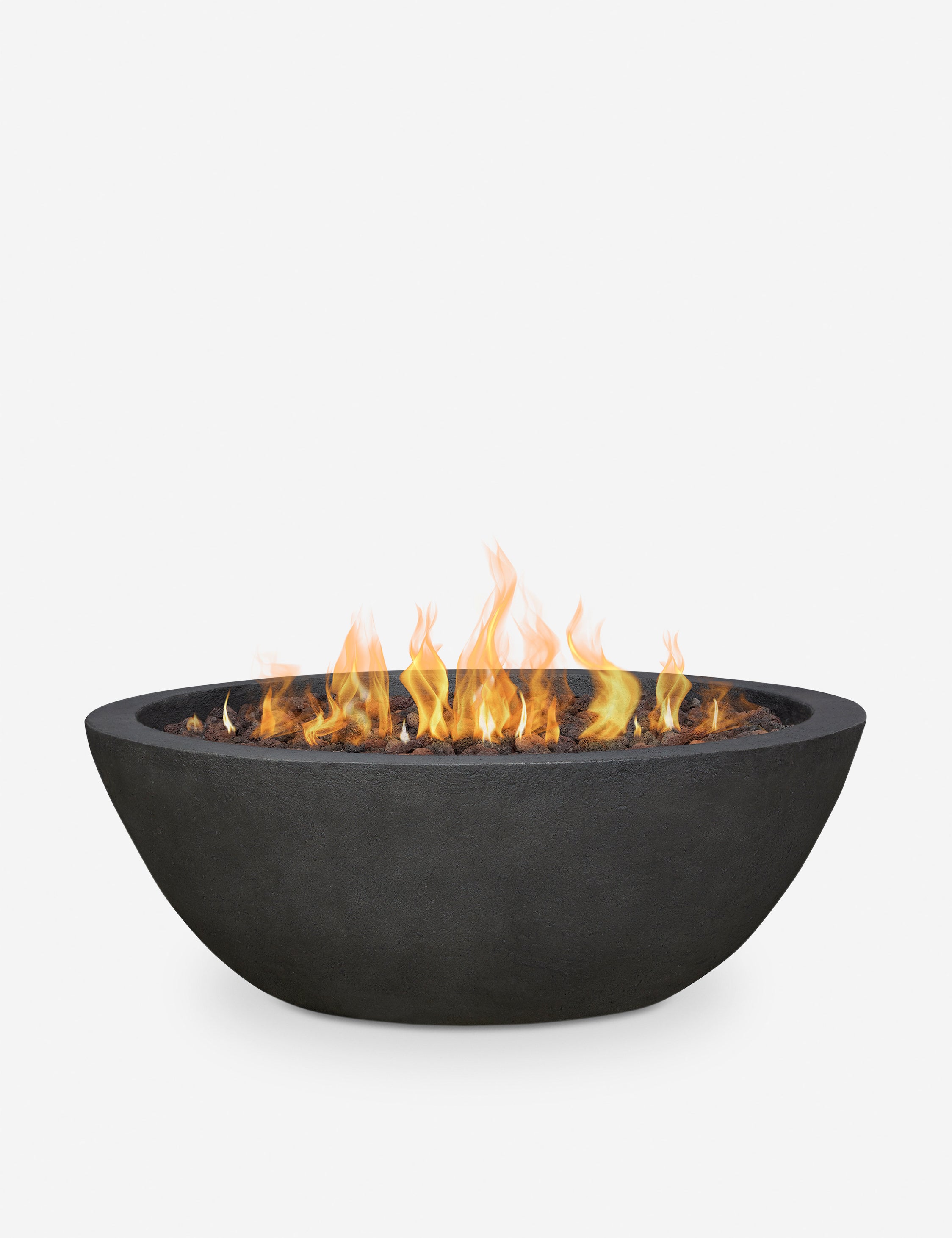 Fernanda Concrete Push-Button Fire Bowl