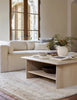 Cedro Large Minimlaist Coffee Table With Shelf