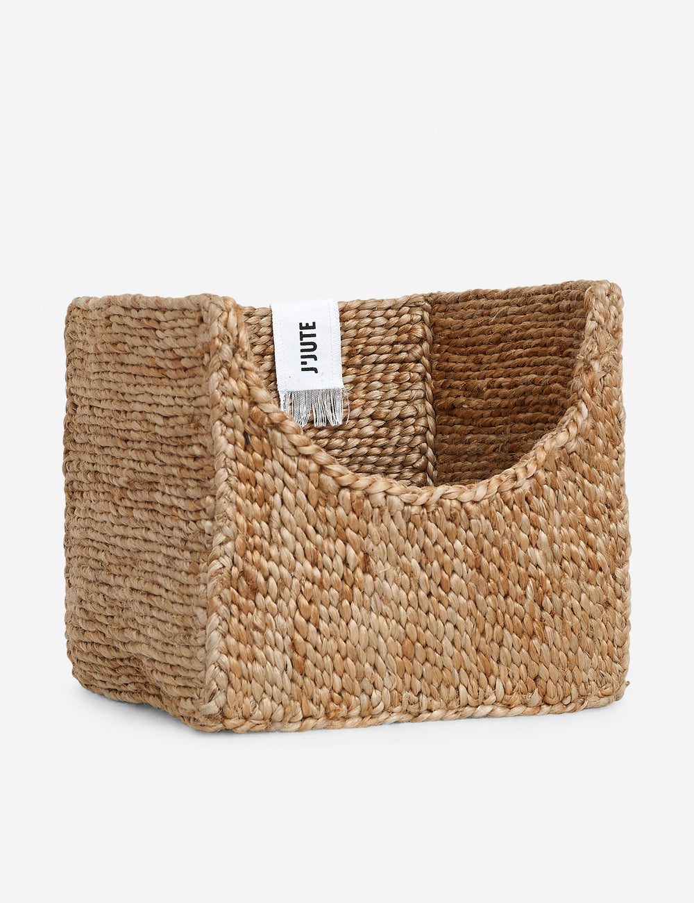 Saddle Woven Jute Cube 25 by J'Jute