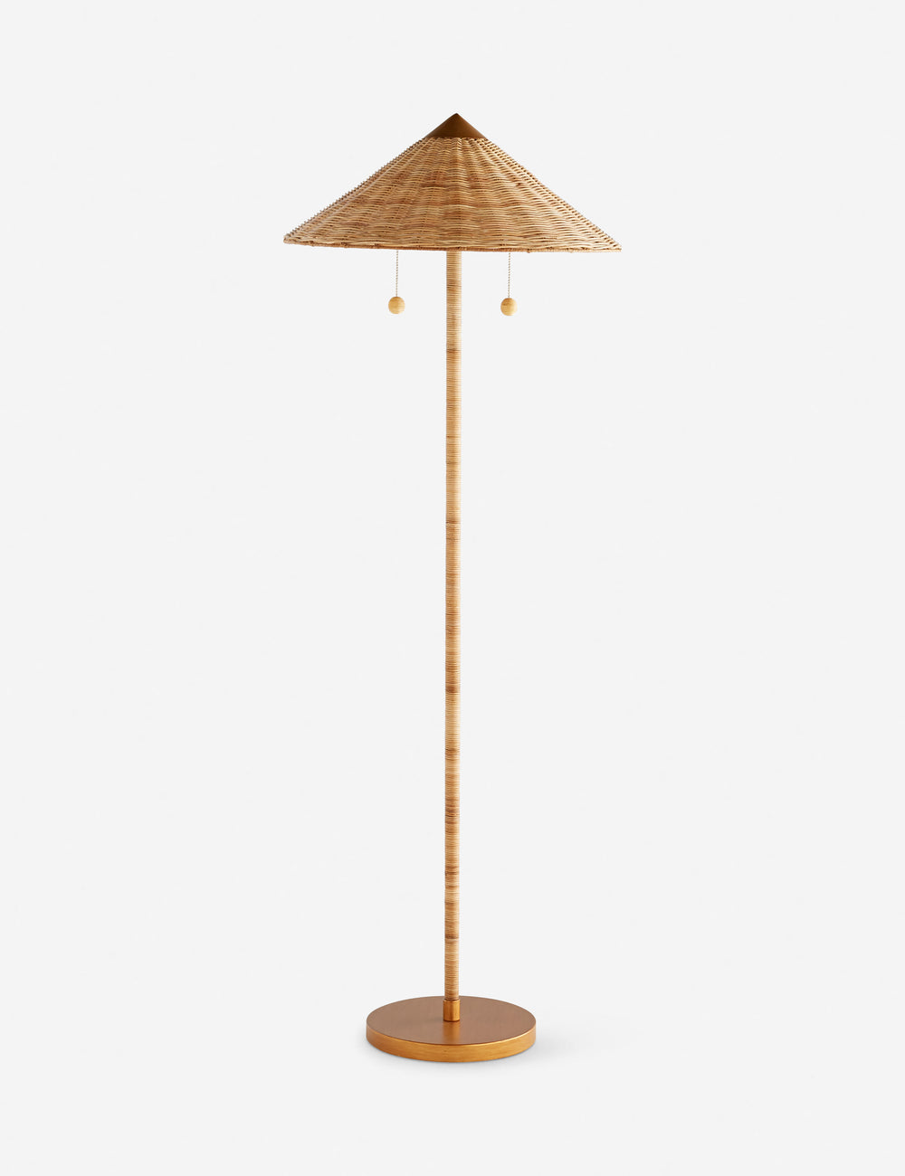 Terrace Rattan Floor Lamp by Arteriors
