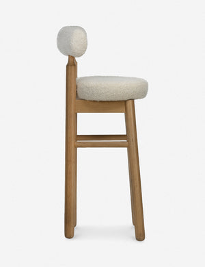 Ross Upholstered Boucle Bar Stool