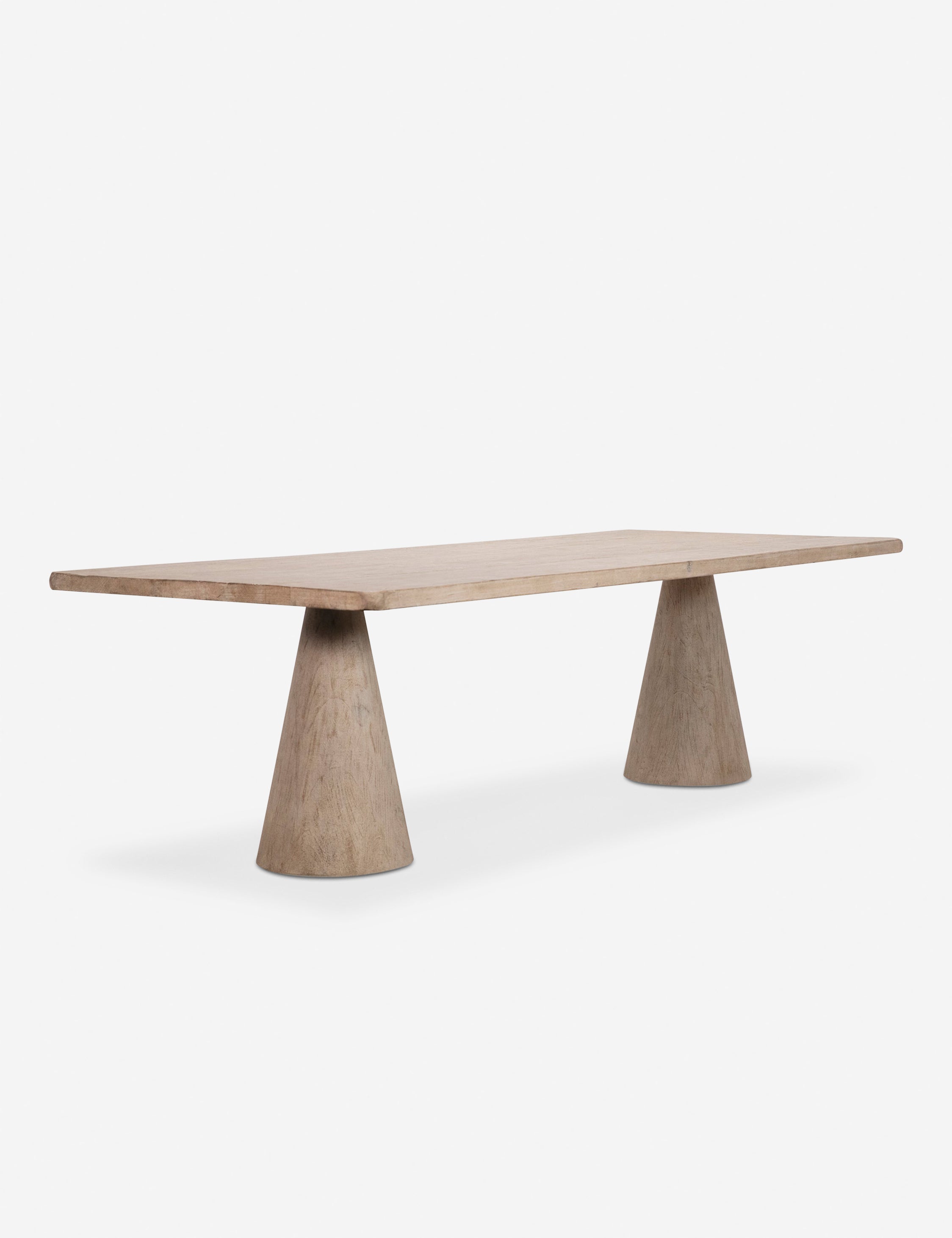 Horton Minimalist Light Wood Dining Table