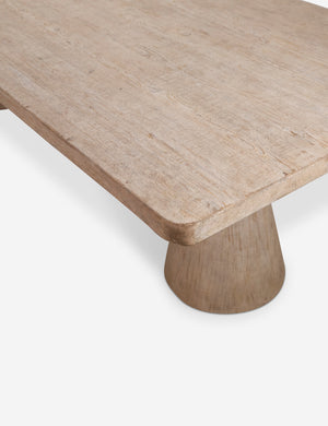 Horton Minimalist Light Wood Dining Table