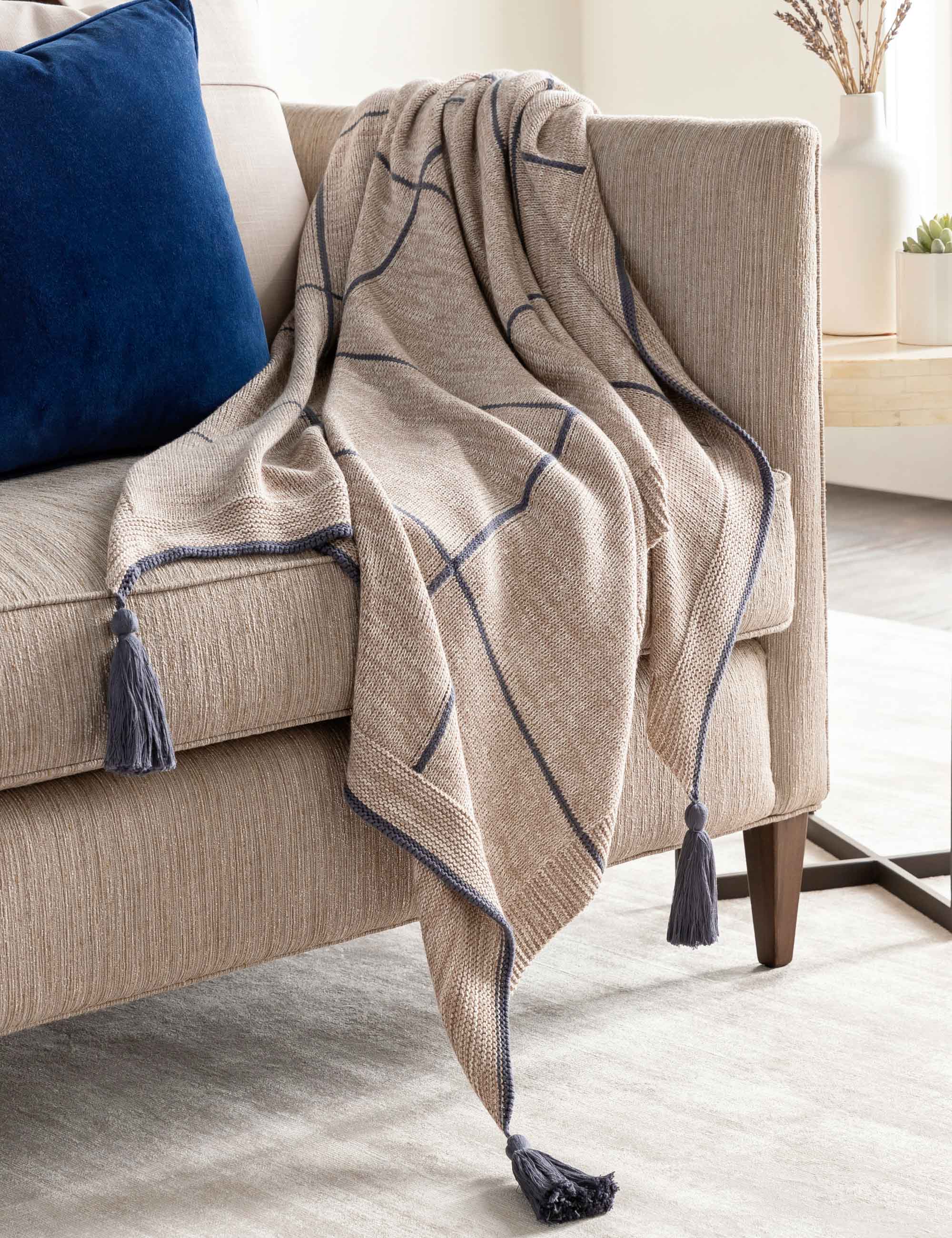 Meredith Cotton Grid Throw