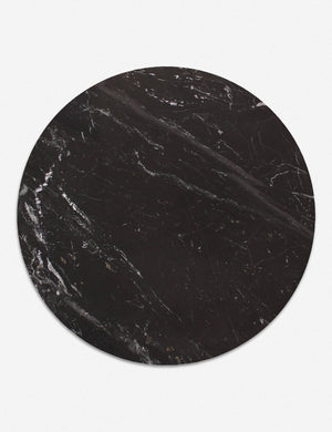 Duke Black Marble Round Coffee Table