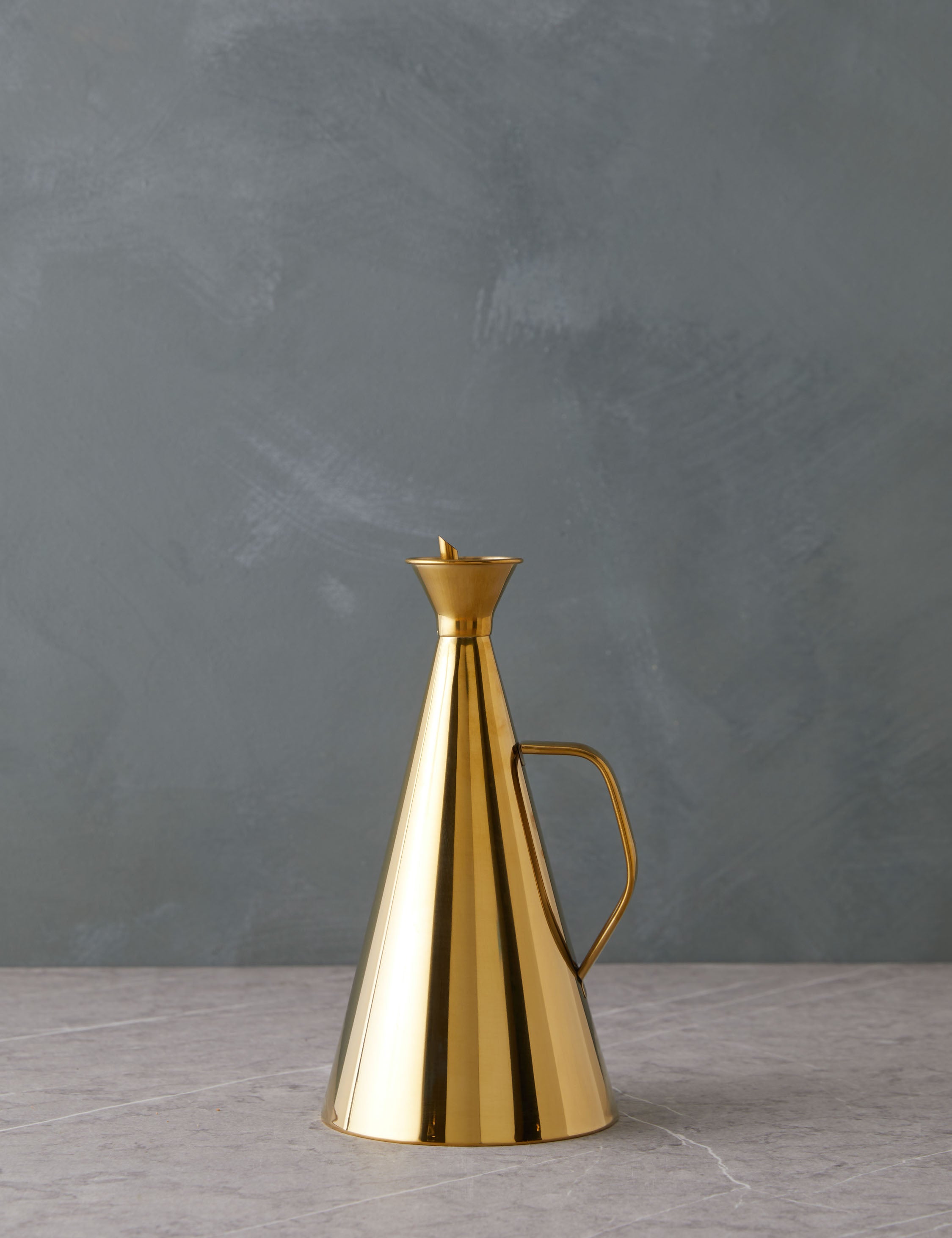 Glenda Stainless Steel Gold Finish Cruet