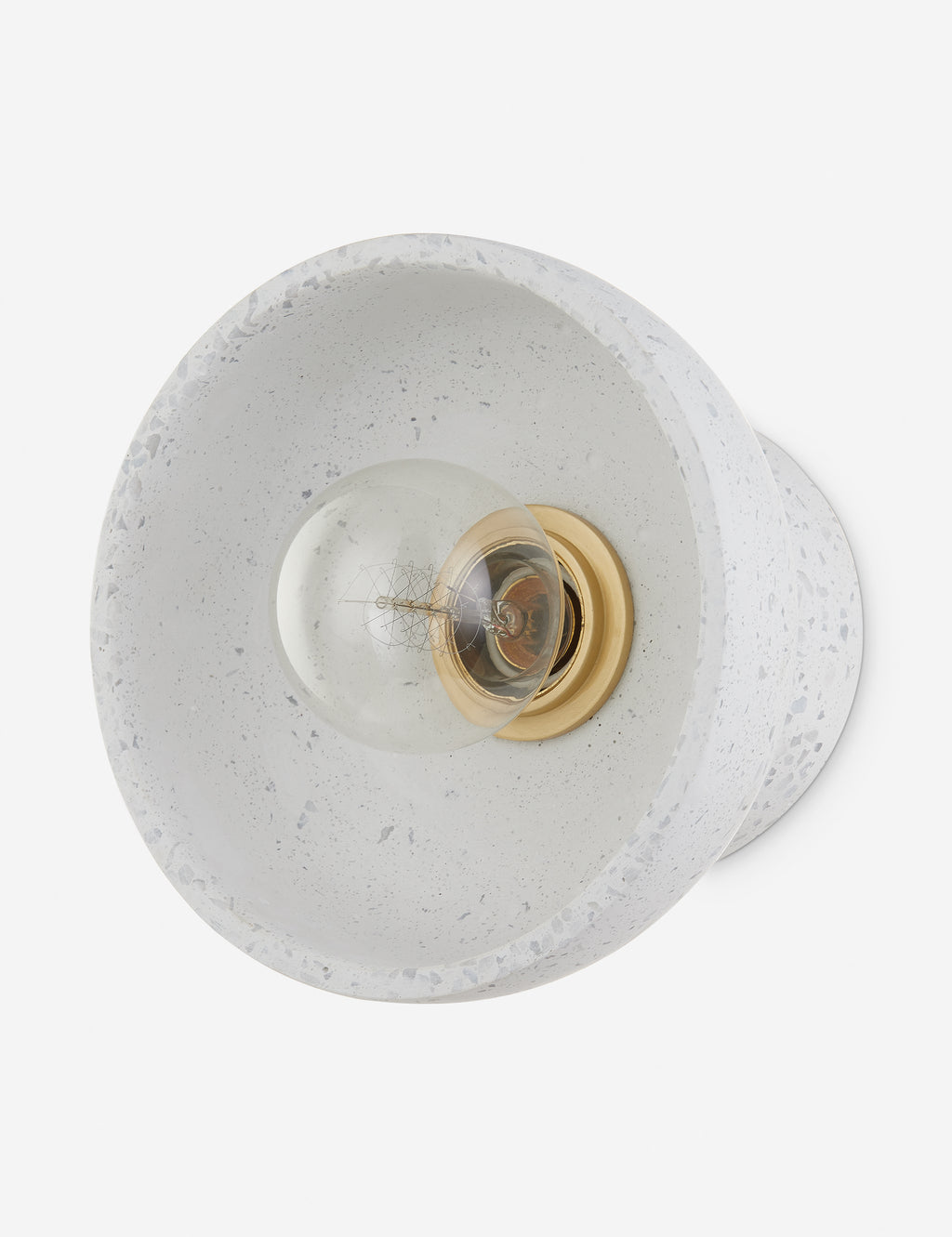 Serrano Blue-Gray Terrazzo Wall Sconce