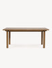 Hewitt Extendable Oak Wood Dining Table