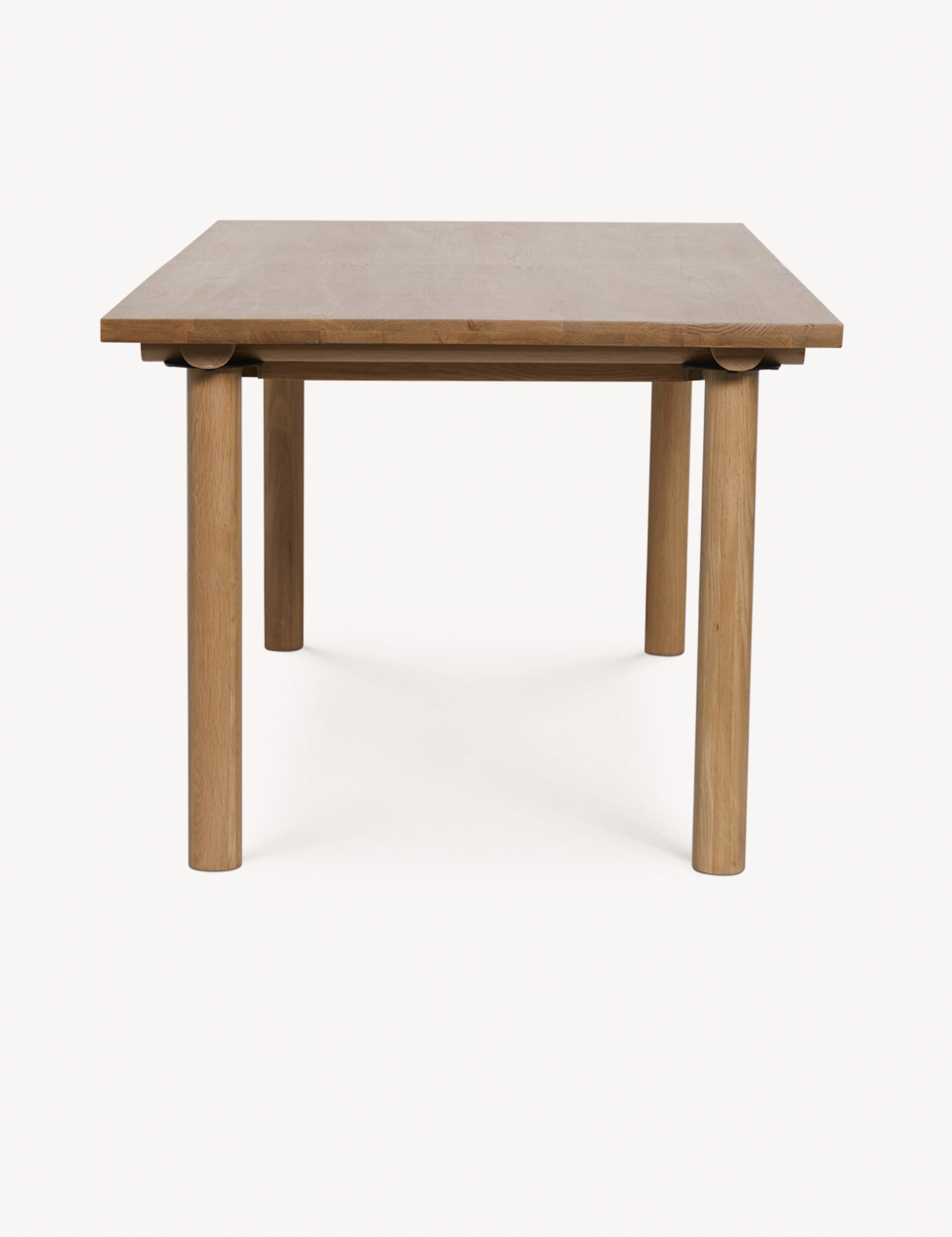 Hewitt Extendable Oak Wood Dining Table