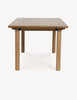 Hewitt Extendable Oak Wood Dining Table