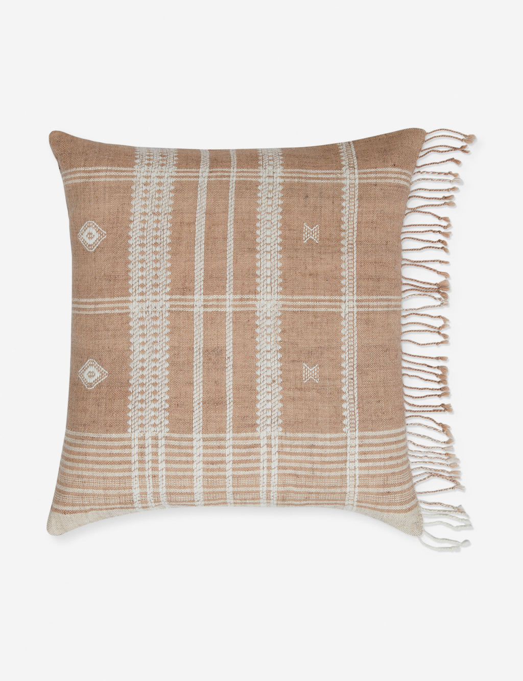 Kavia Handmade Geometric Wool Throw Pillow