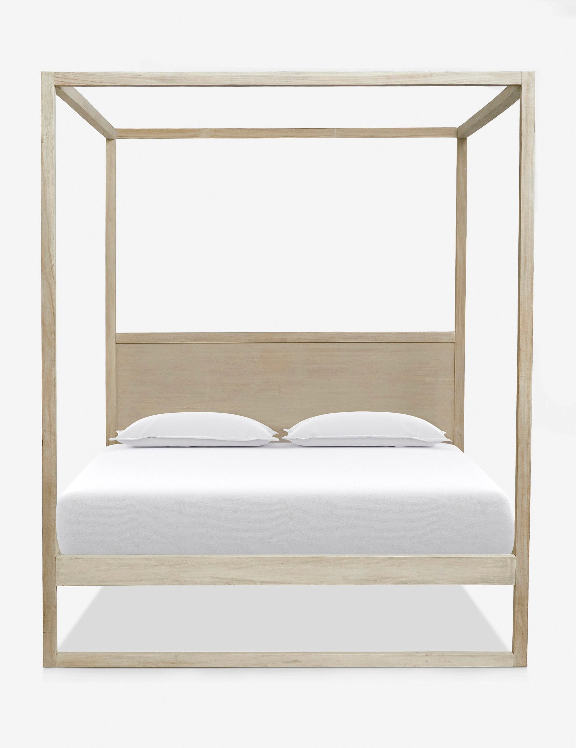 Keiry Wood Canopy Platform Bed