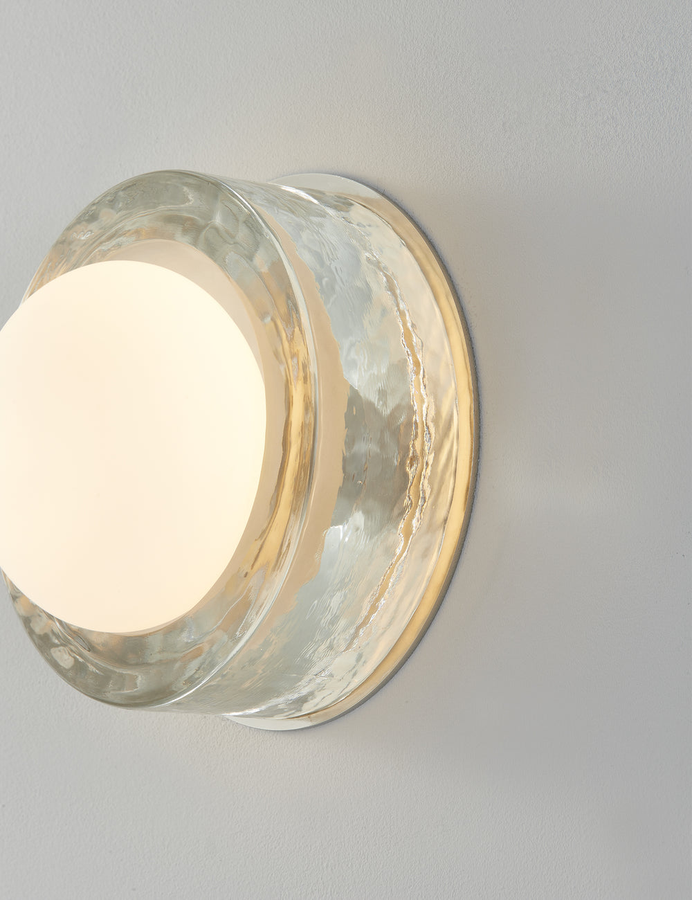 Ravi Round Glass Wall Sconce