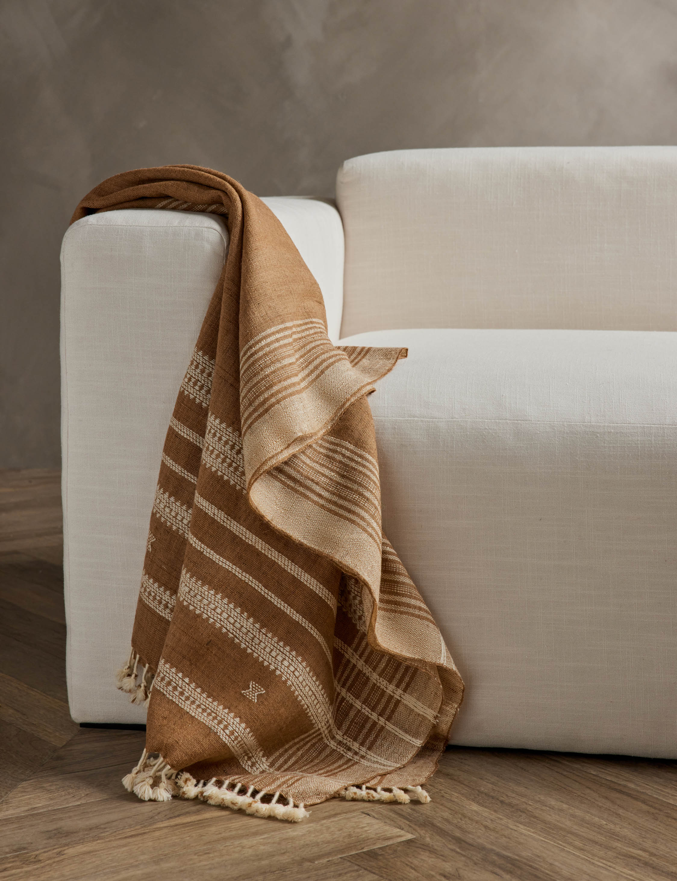 Manorma Handmade Textured Throw Blanket