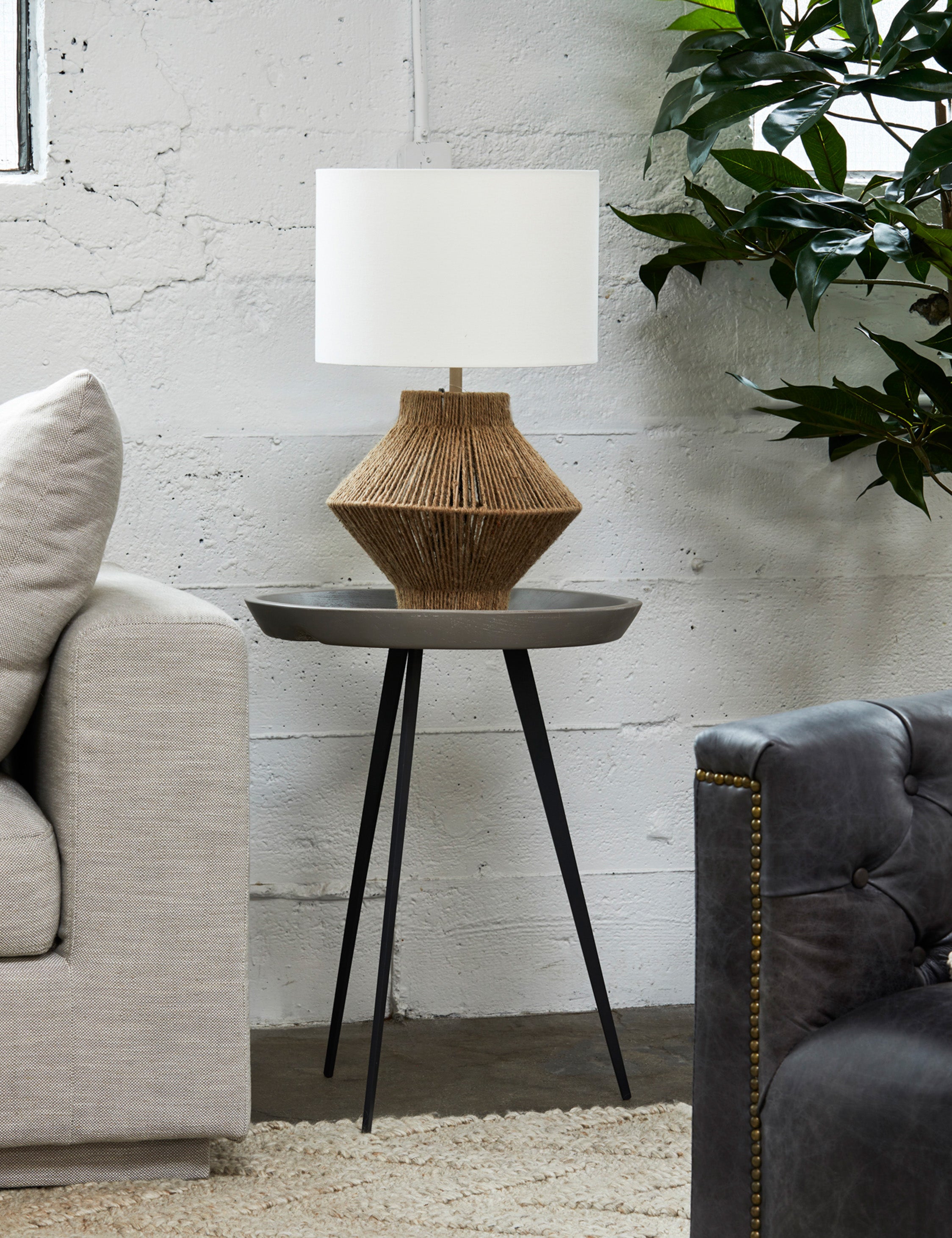 Renita Handwoven Jute Table Lamp