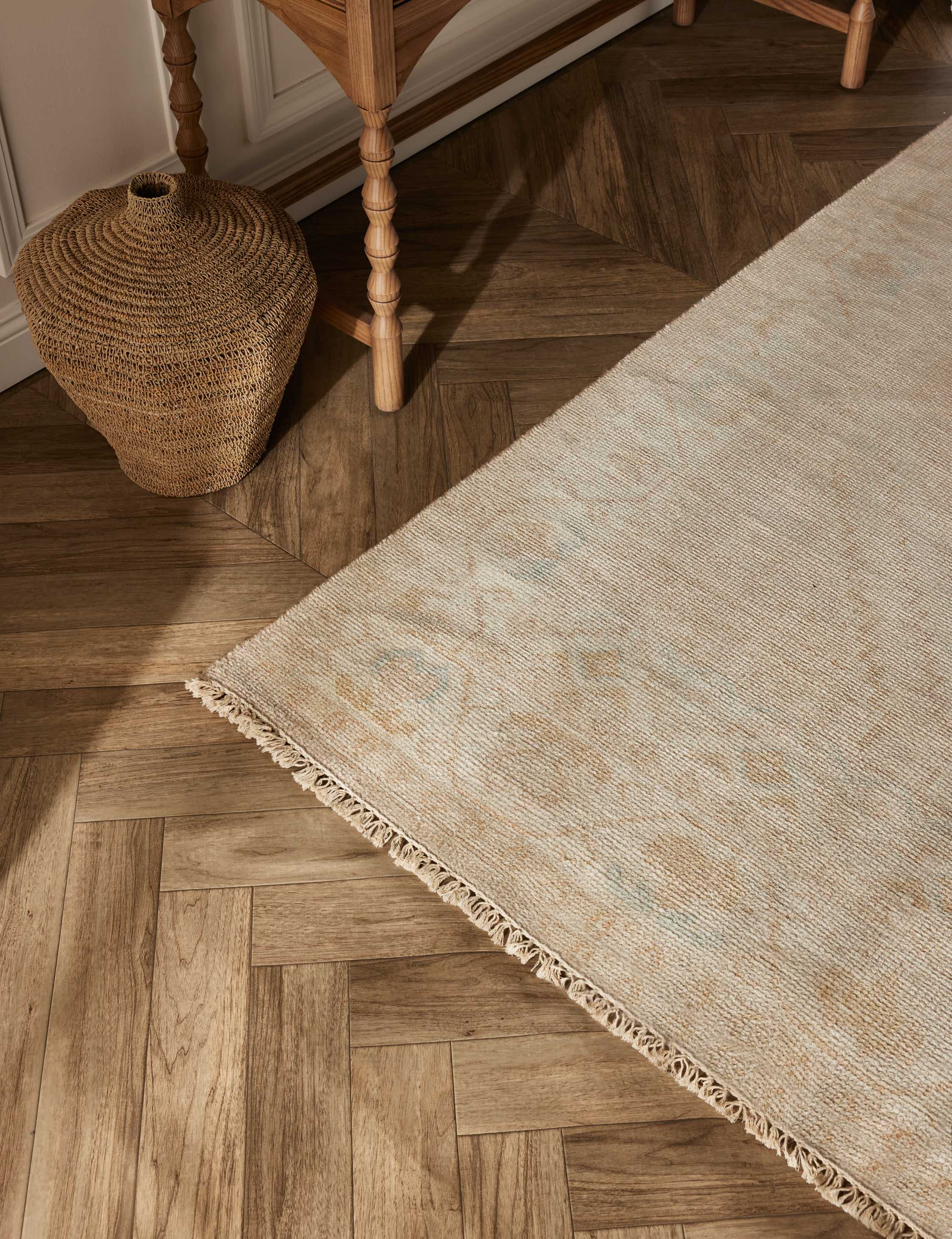 Lotus Hand-Knotted Wool Rug