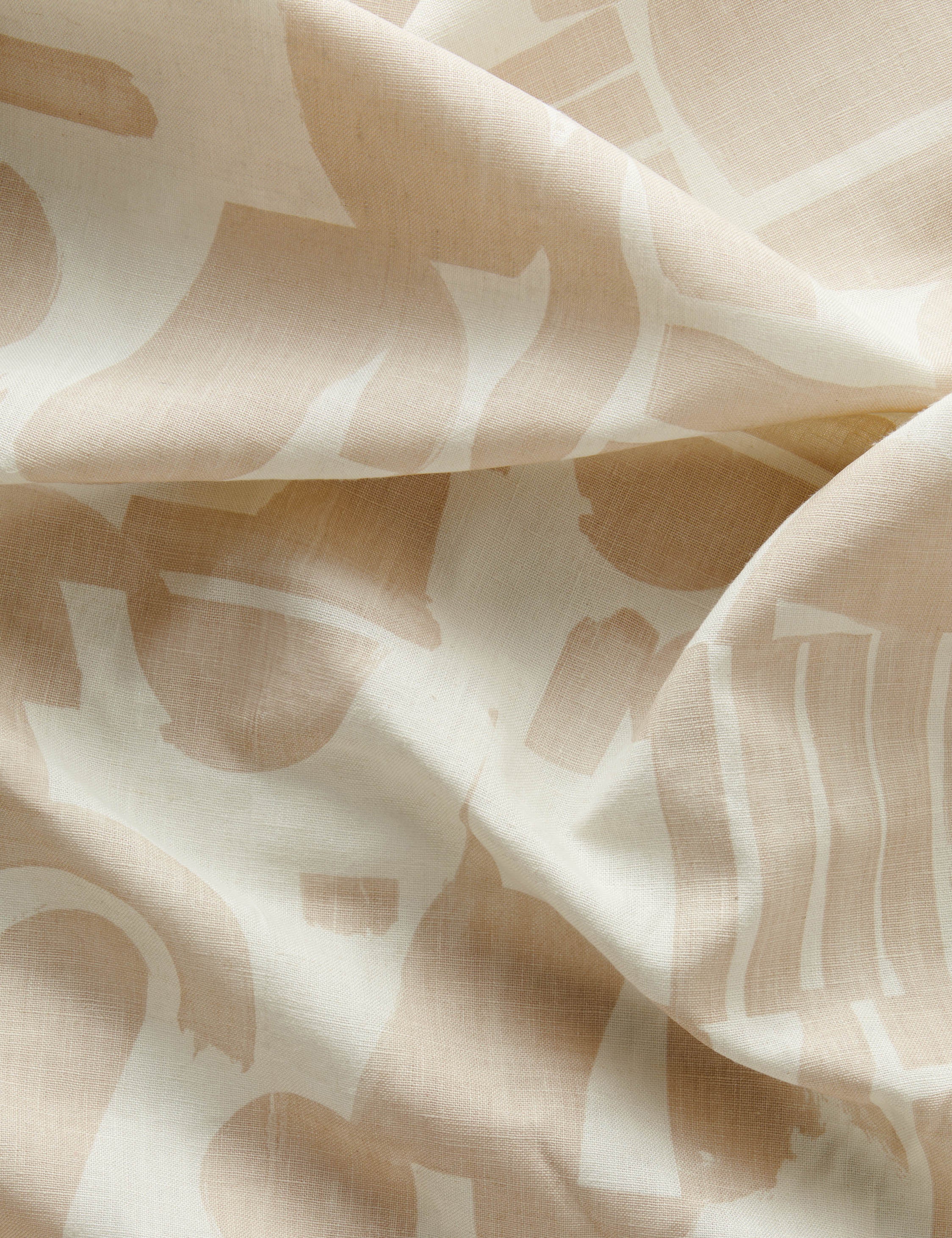 Organic Shapes Linen Fabric by Sarah Sherman Samuel