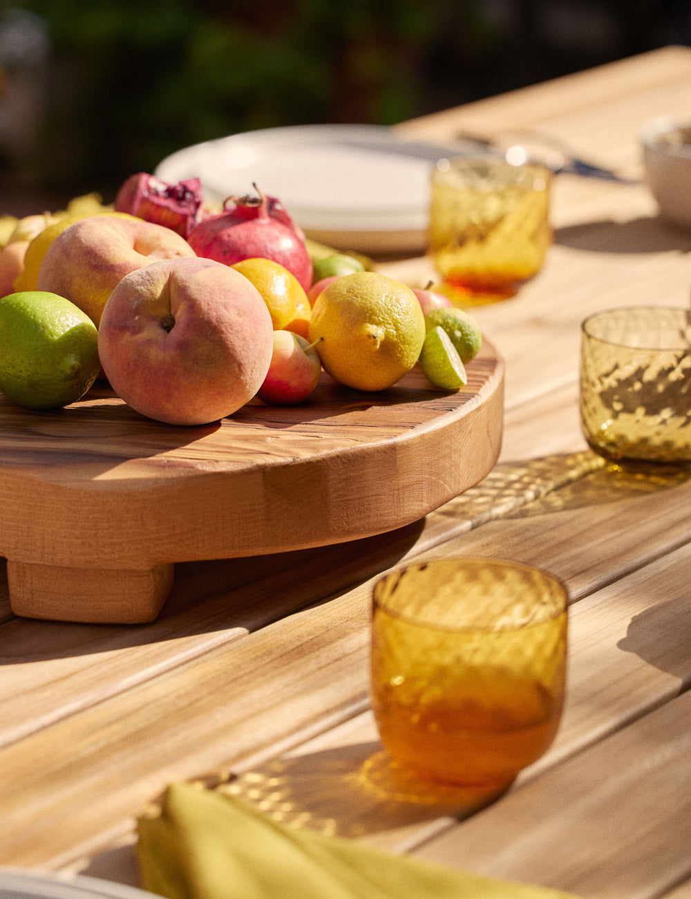 Classic Round Reclaimed Wood Trivet