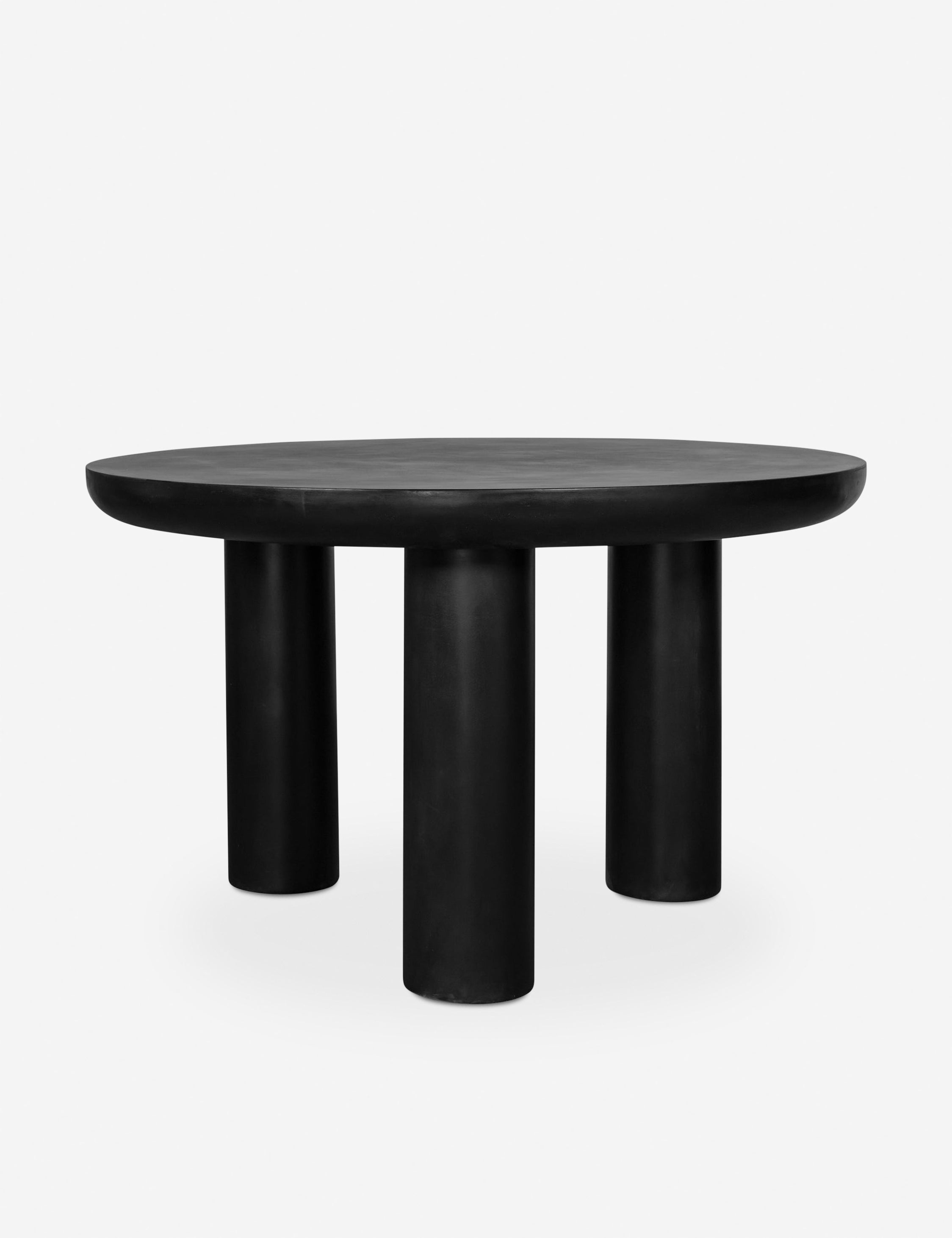 Peagan Indoor/Outdoor Round Cement Dining Table