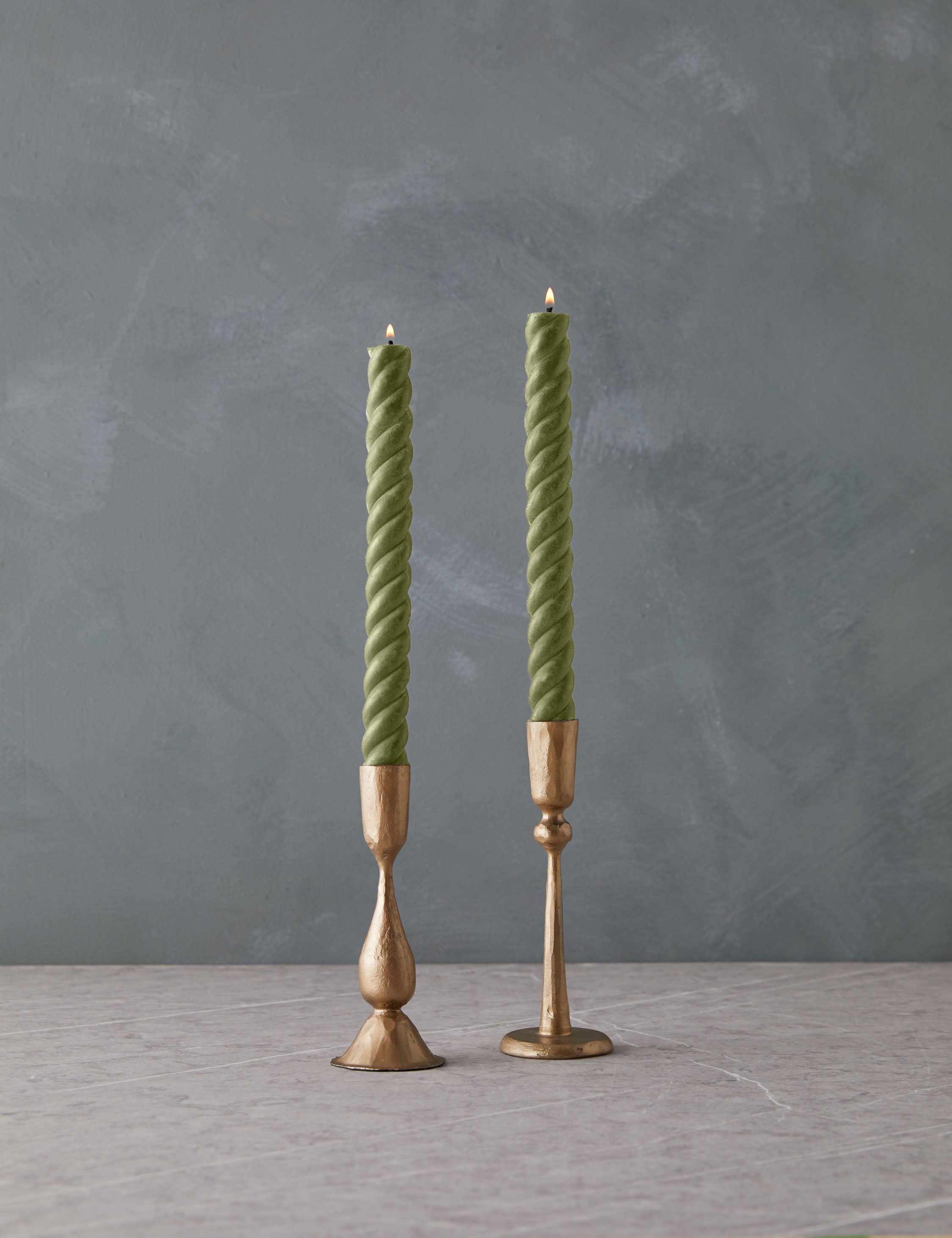 Rope Taper Candles (Set Of 2) by Greentree Home