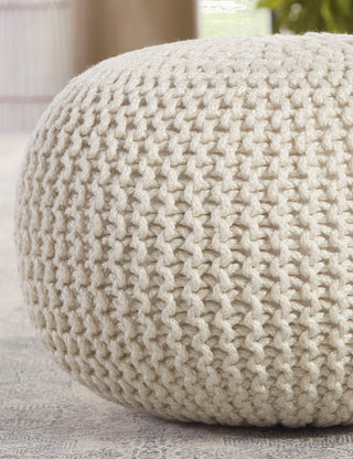 Yasha Round Woven Indoor / Outdoor Pouf