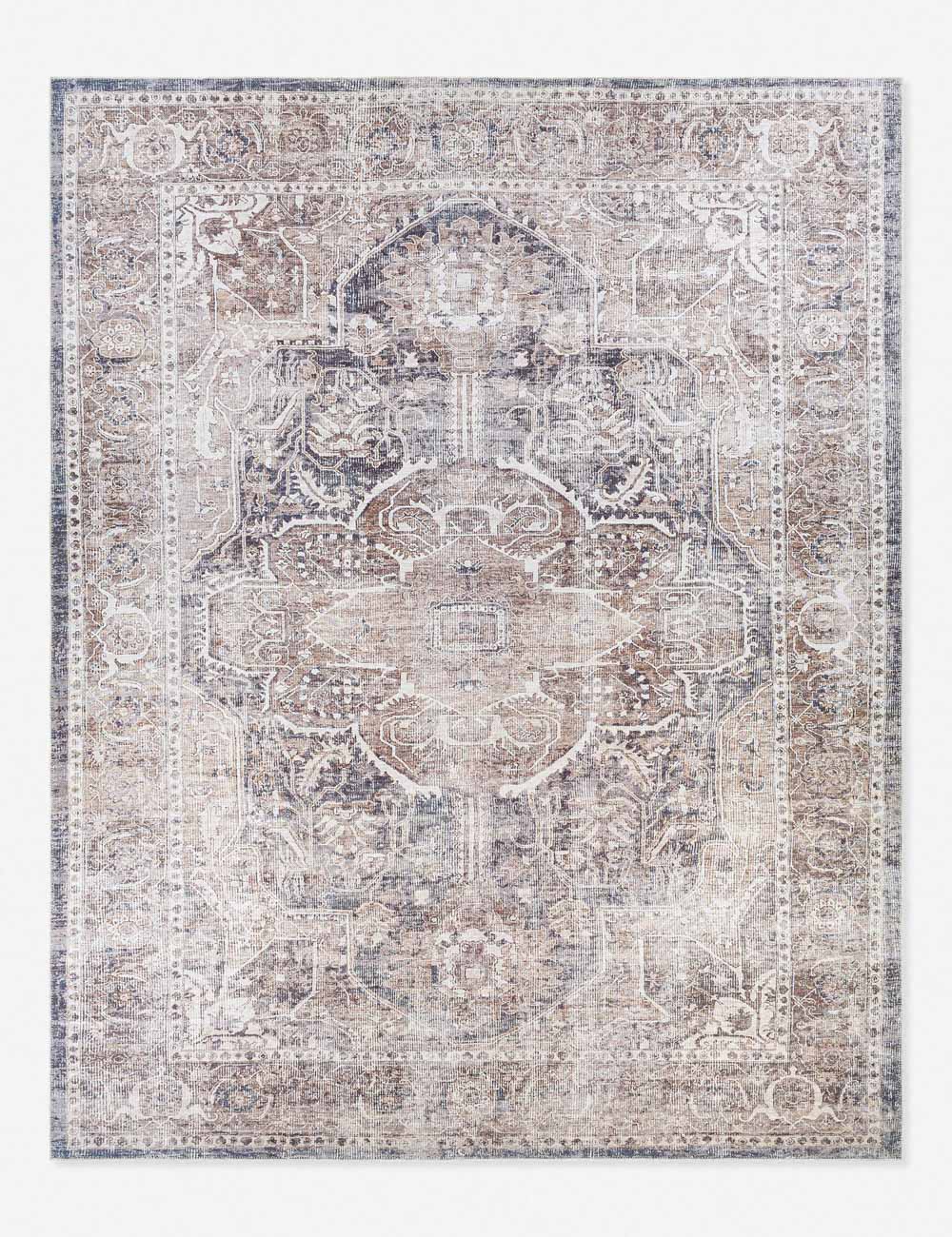 Caspian Washable Vintage-Inspired Rug